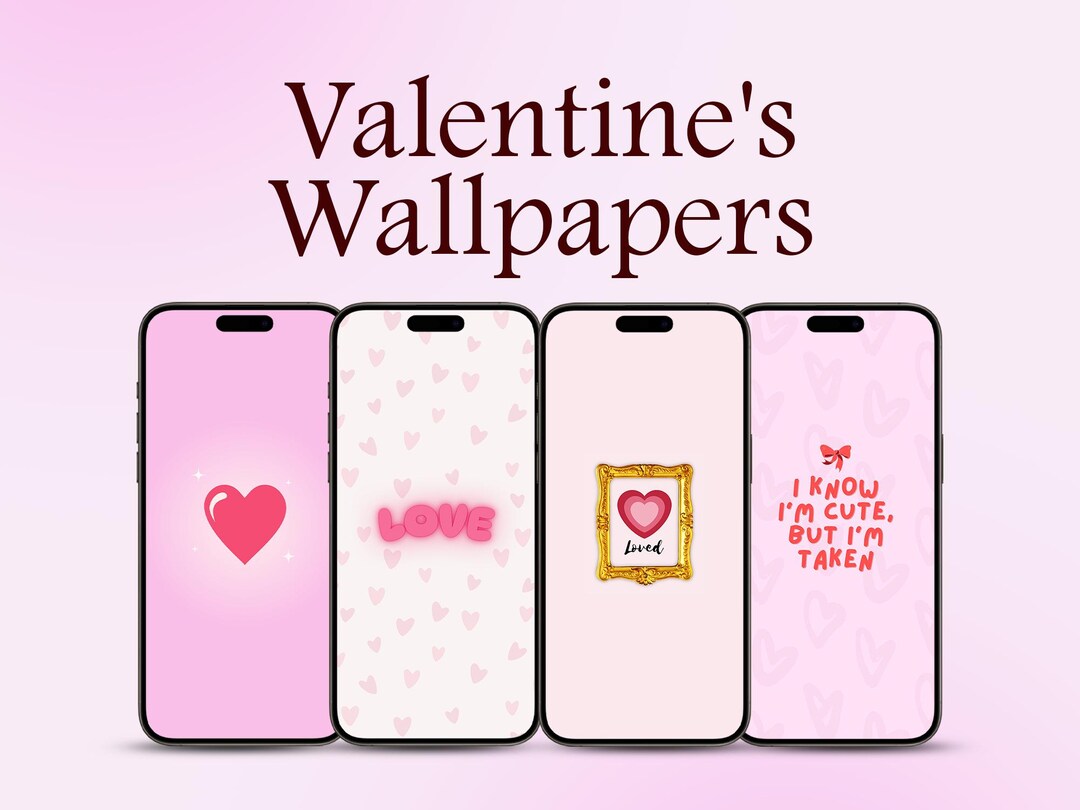 4 Romantic Valentine's Day Phone Wallpapers | Girls Phone Backgrounds ...