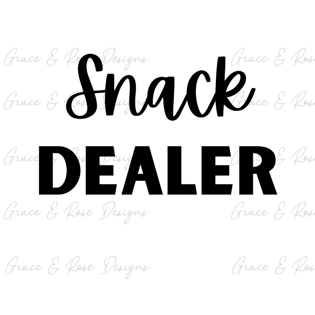 Snack Dealer Digital Download, SVG-PNG-JPG - Etsy