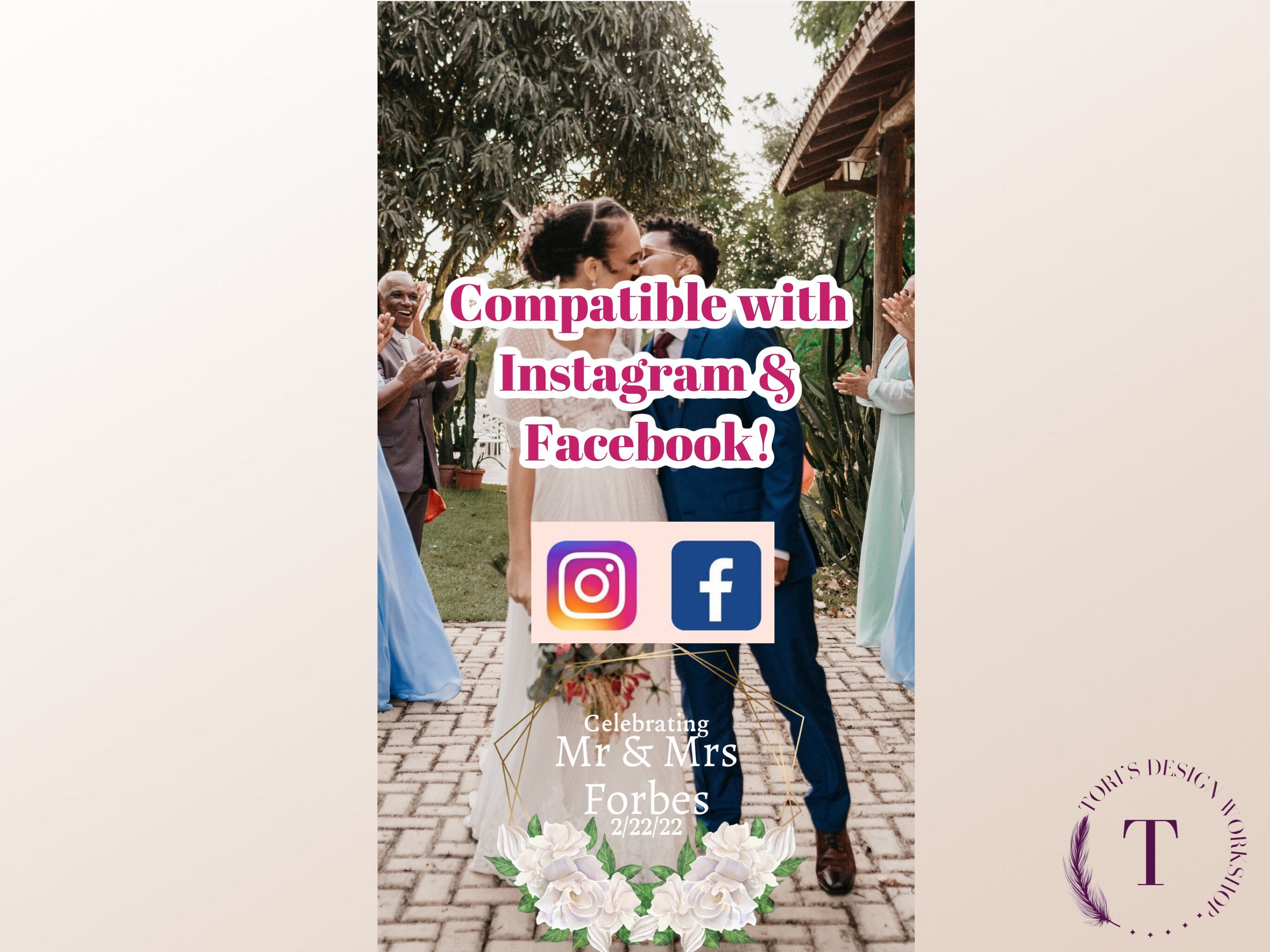Custom Wedding Instagram Filter, Wedding Instagram Effect, Custom ...