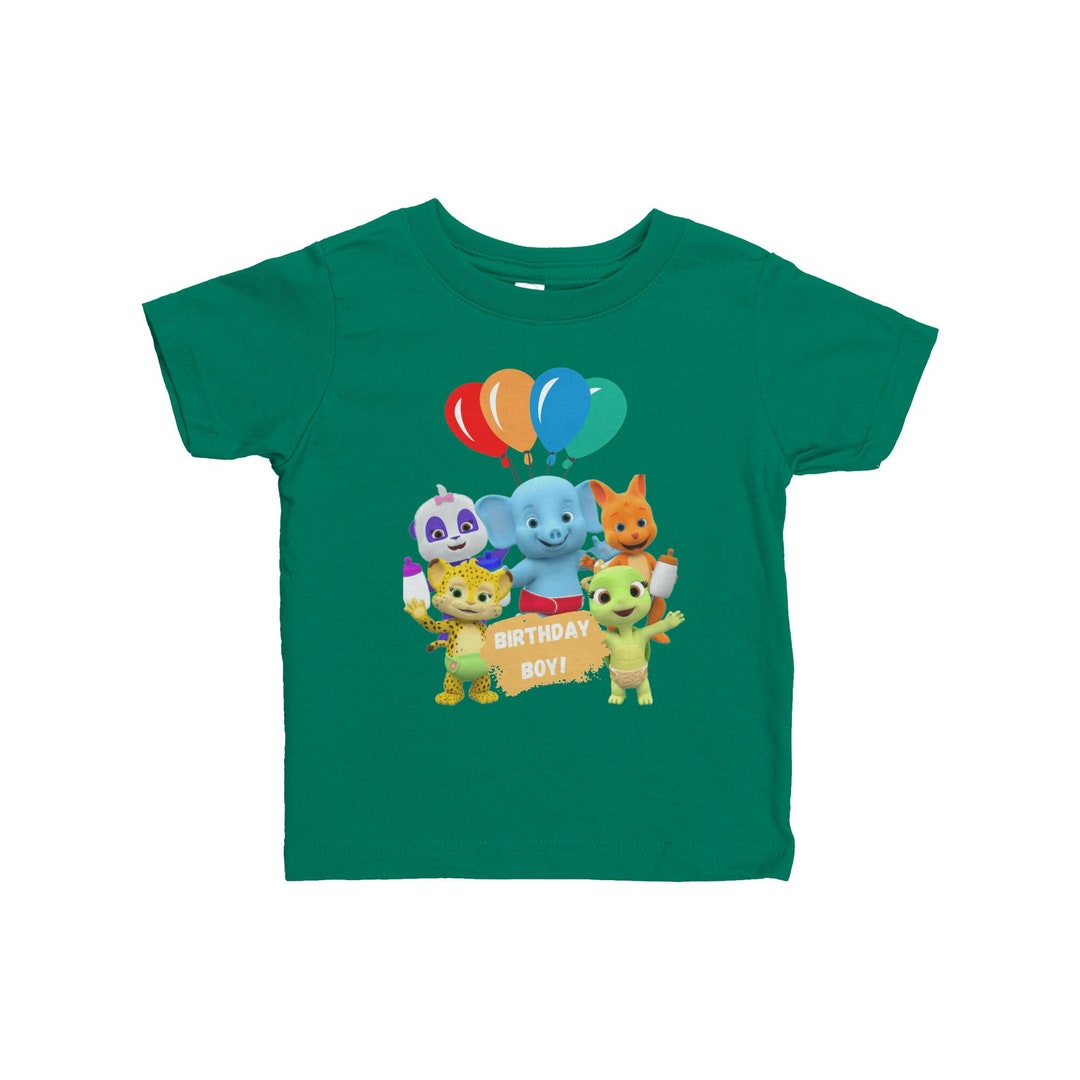Custom Word Party Birthday Boy Short-sleeved Shirt, Word Party ...