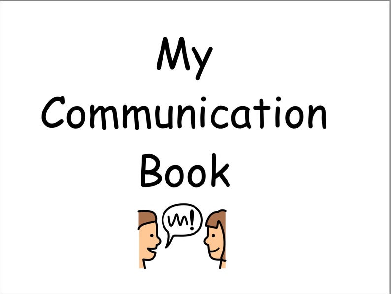 Communication Book for Learners With Autism And/or Speech Delays - Etsy
