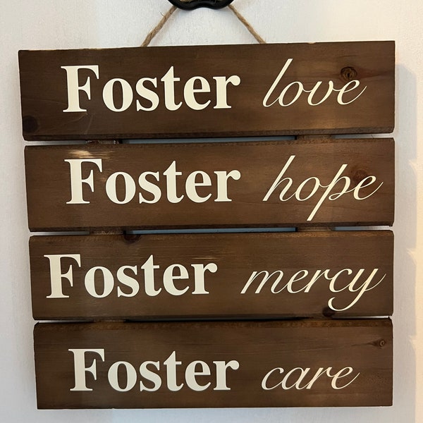 Foster Care Sign - Etsy