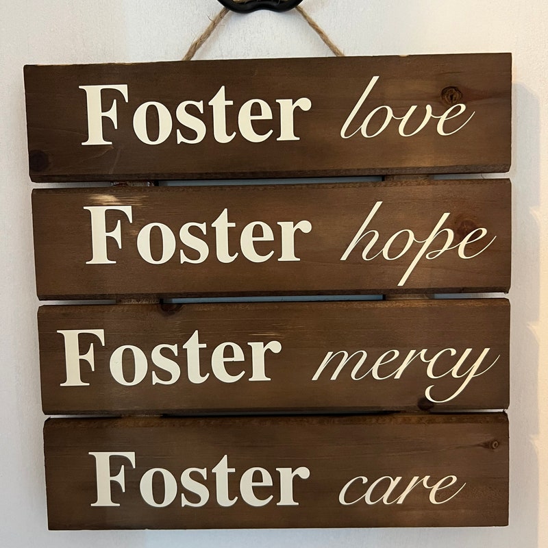 Foster Care Sign - Etsy