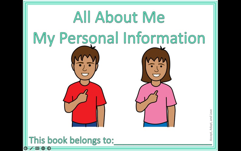 All About Me! Autism-special Needs-preschooler - Etsy