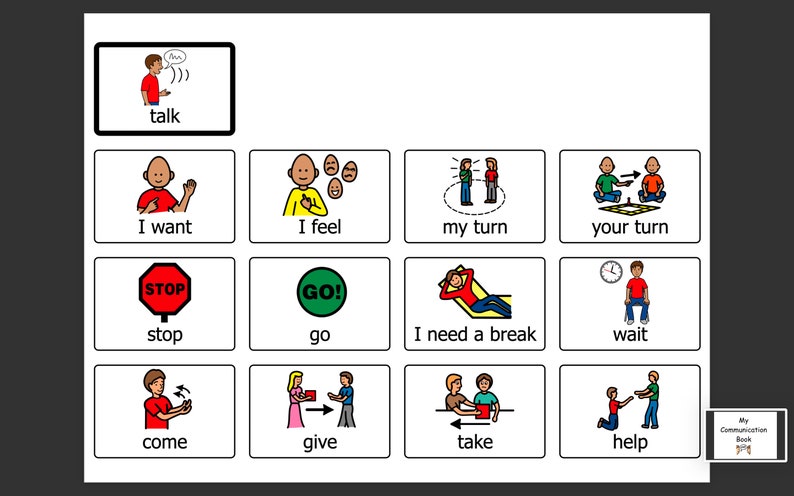 Communication Book for Learners With Autism And/or Speech Delays - Etsy