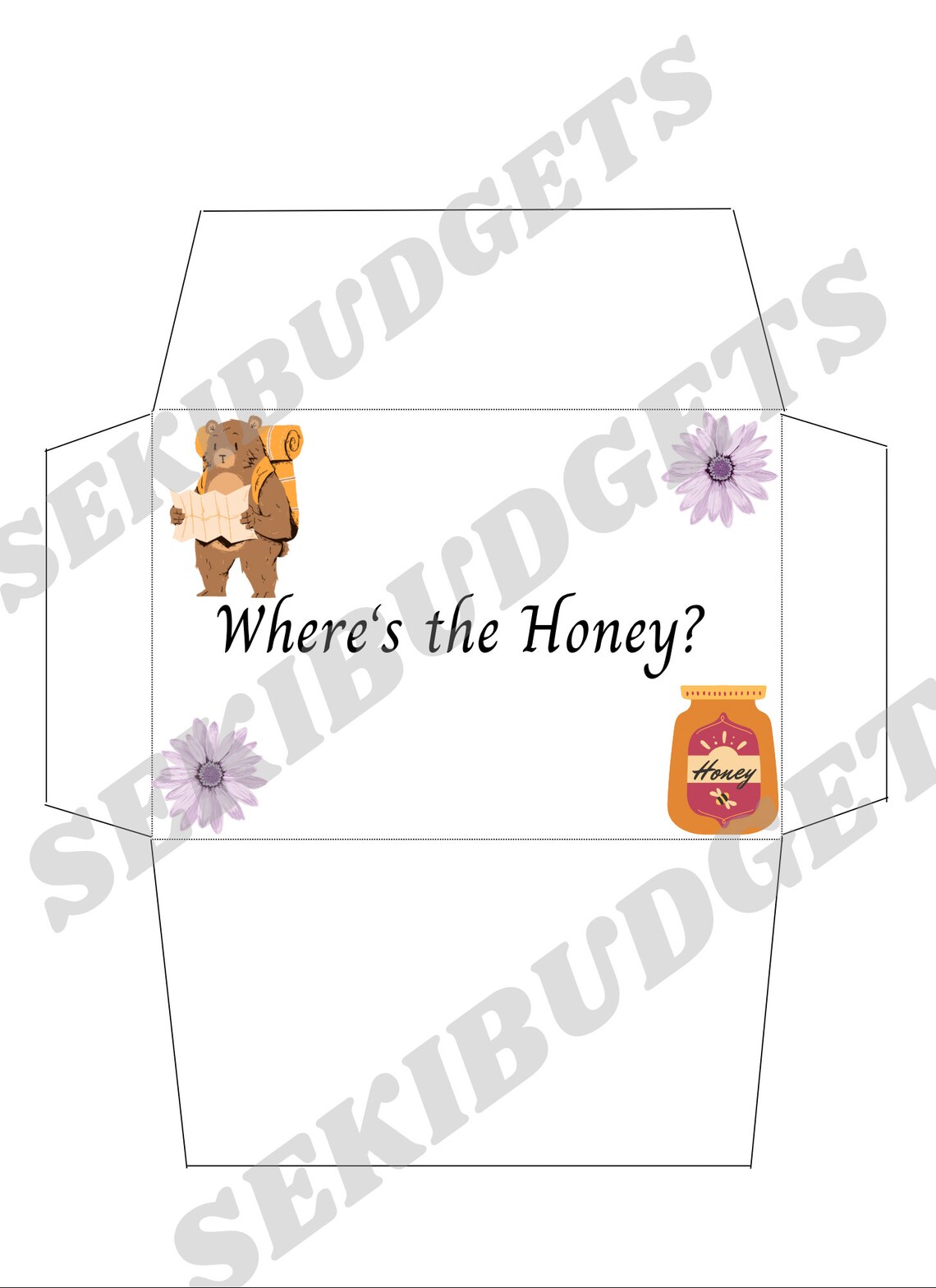 Wheres the Honey Savings Challenge - Etsy