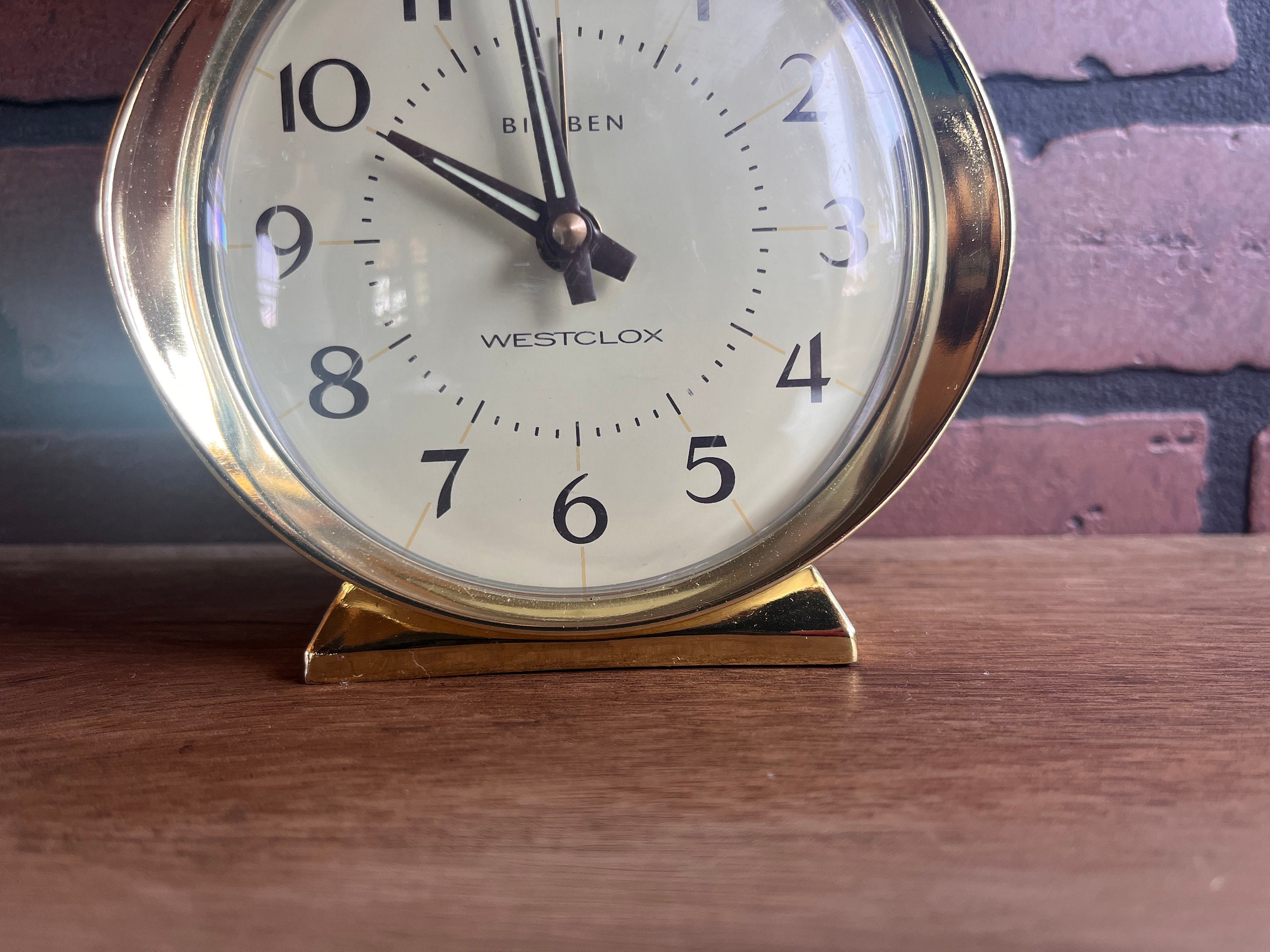 Vintage Big Ben Westclox Wind-up Side Table Clock - Etsy