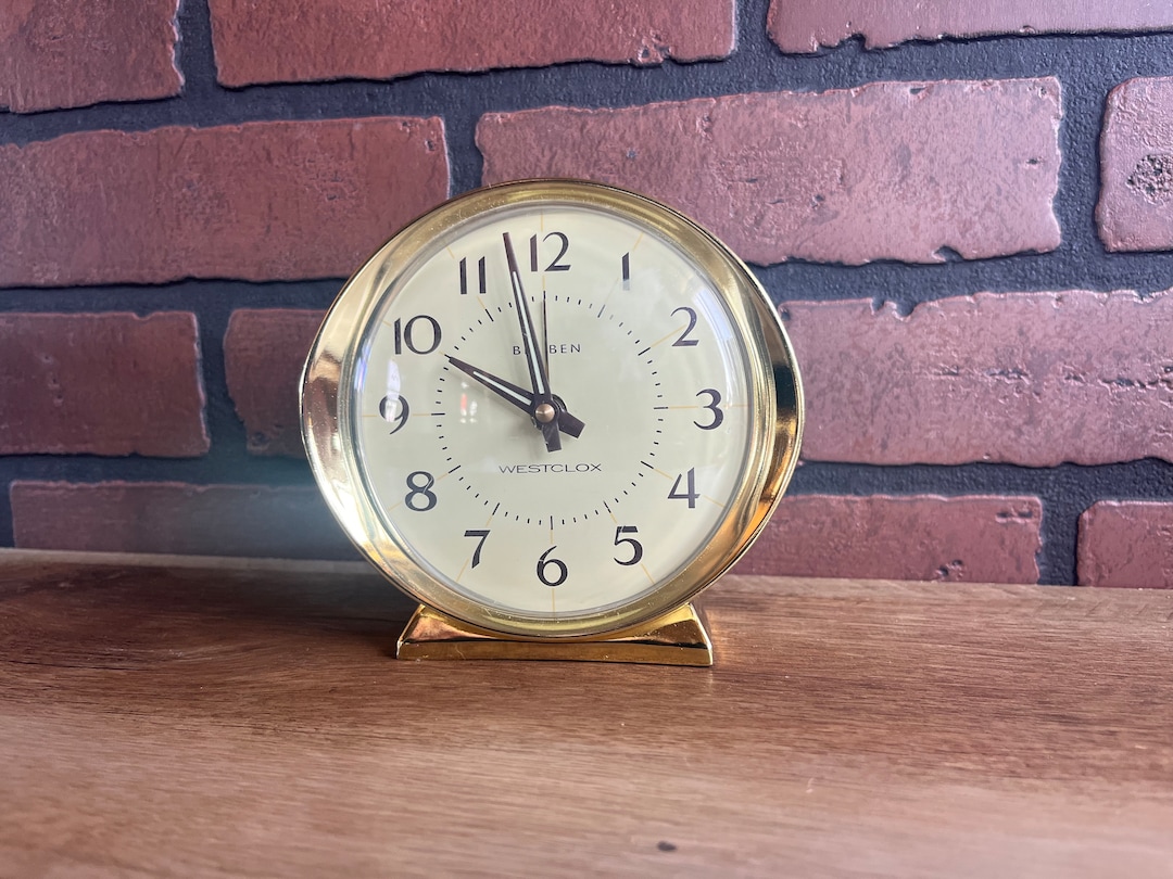 Vintage Big Ben Westclox Wind-up Side Table Clock - Etsy