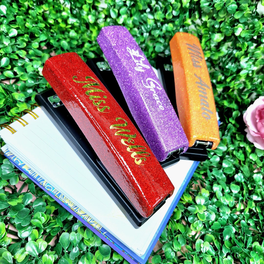 Personalized Glitter Stapler for Teacher Gift, Office Supply Gifts ...