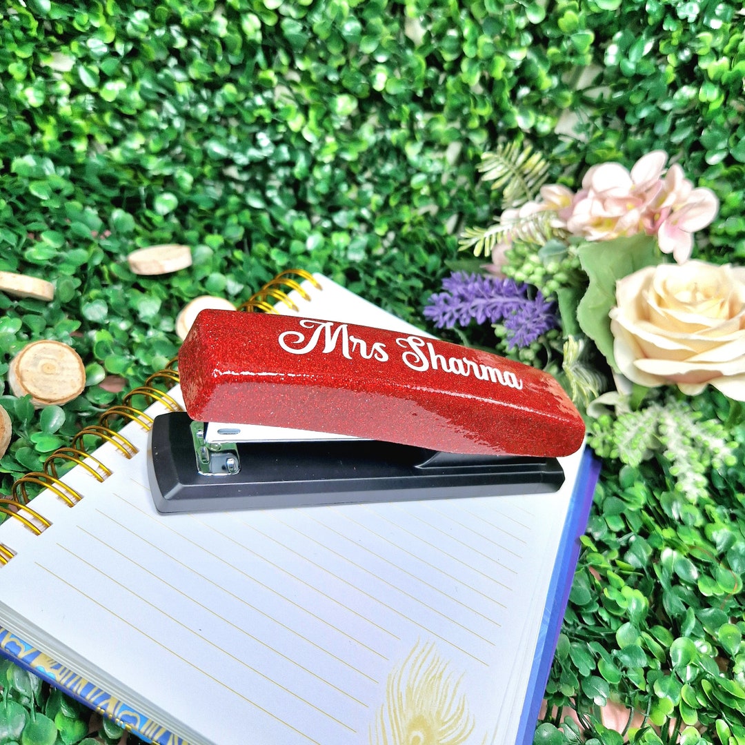 Personalized Glitter Stapler for Teacher Gift, Office Supply Gifts ...
