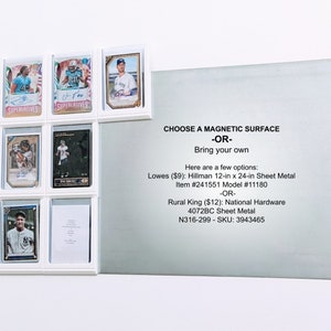 Top Slider Set 21 Cards Magnetic Top Loader Mount System - Etsy