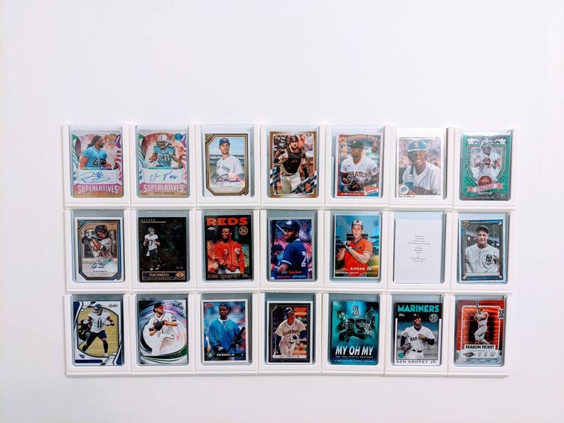 Top Slider Set 21 Cards Magnetic Top Loader Mount System - Etsy