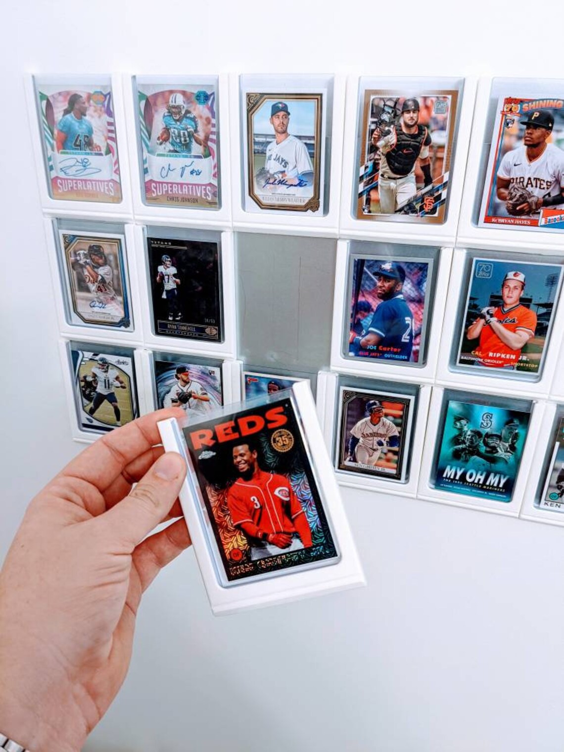 Top Slider Set 21 Cards Magnetic Top Loader Mount System - Etsy