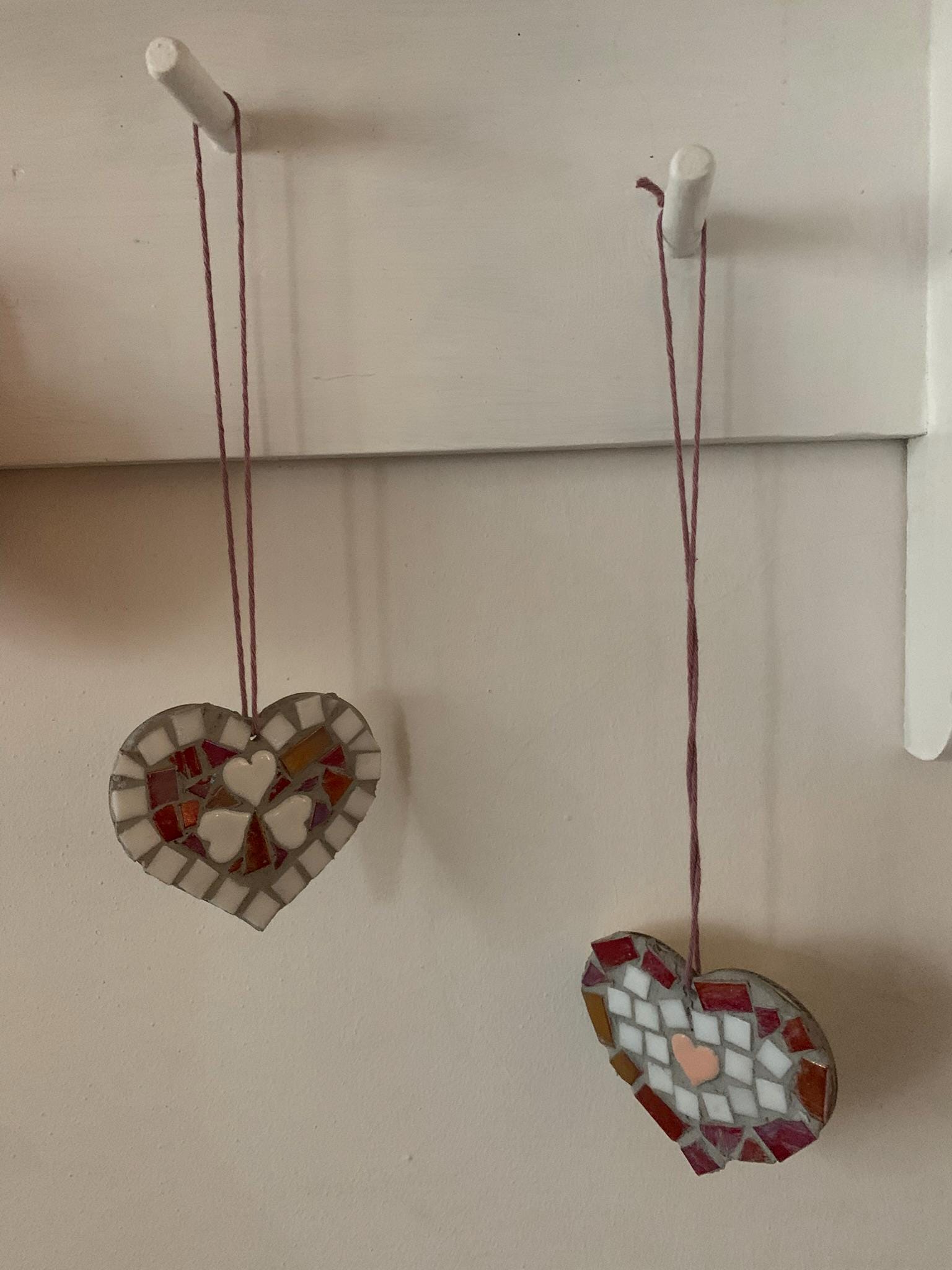 Mosaic Hearts for Your Valentine - Etsy