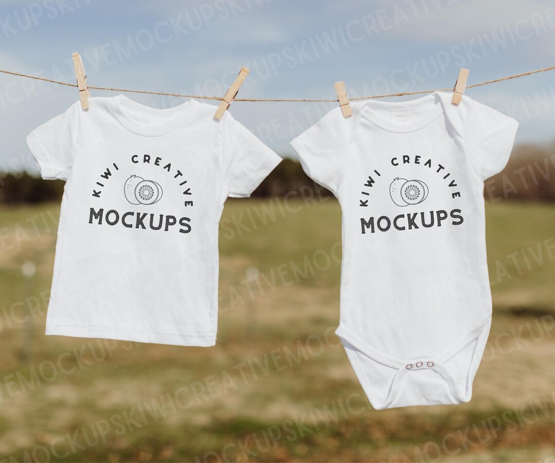 Brother and Sister T Shirt Mock Up, Sibling Shirts Mockup Matching Big ...