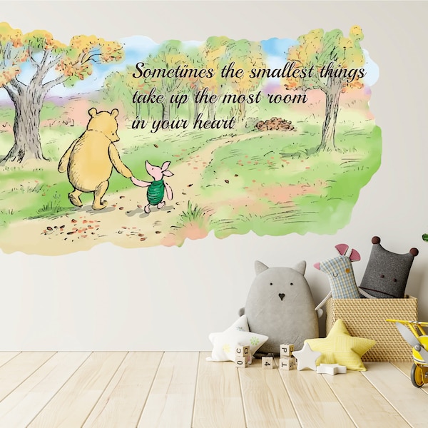 Decals Classic Winnie the Pooh - Etsy