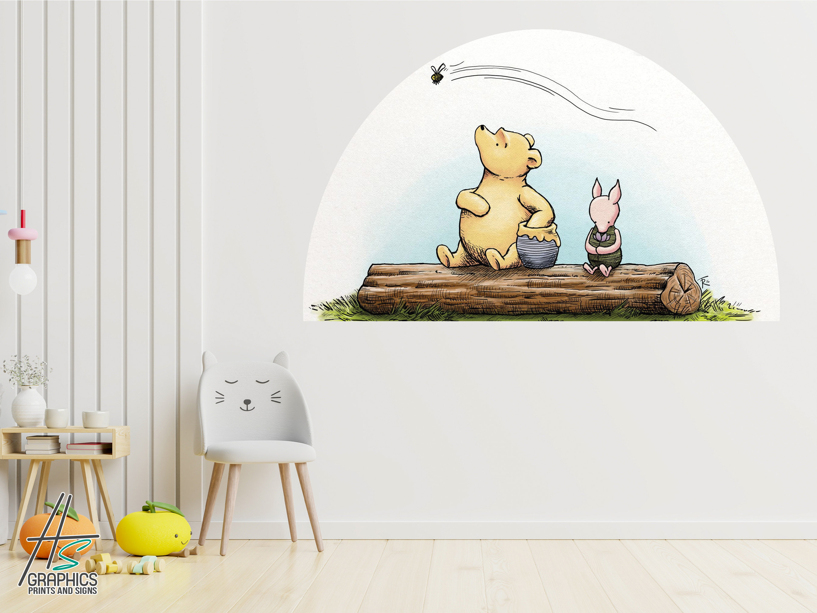 Winnie the Pooh Classic Wall Decal Disney Wall Decal Classic - Etsy