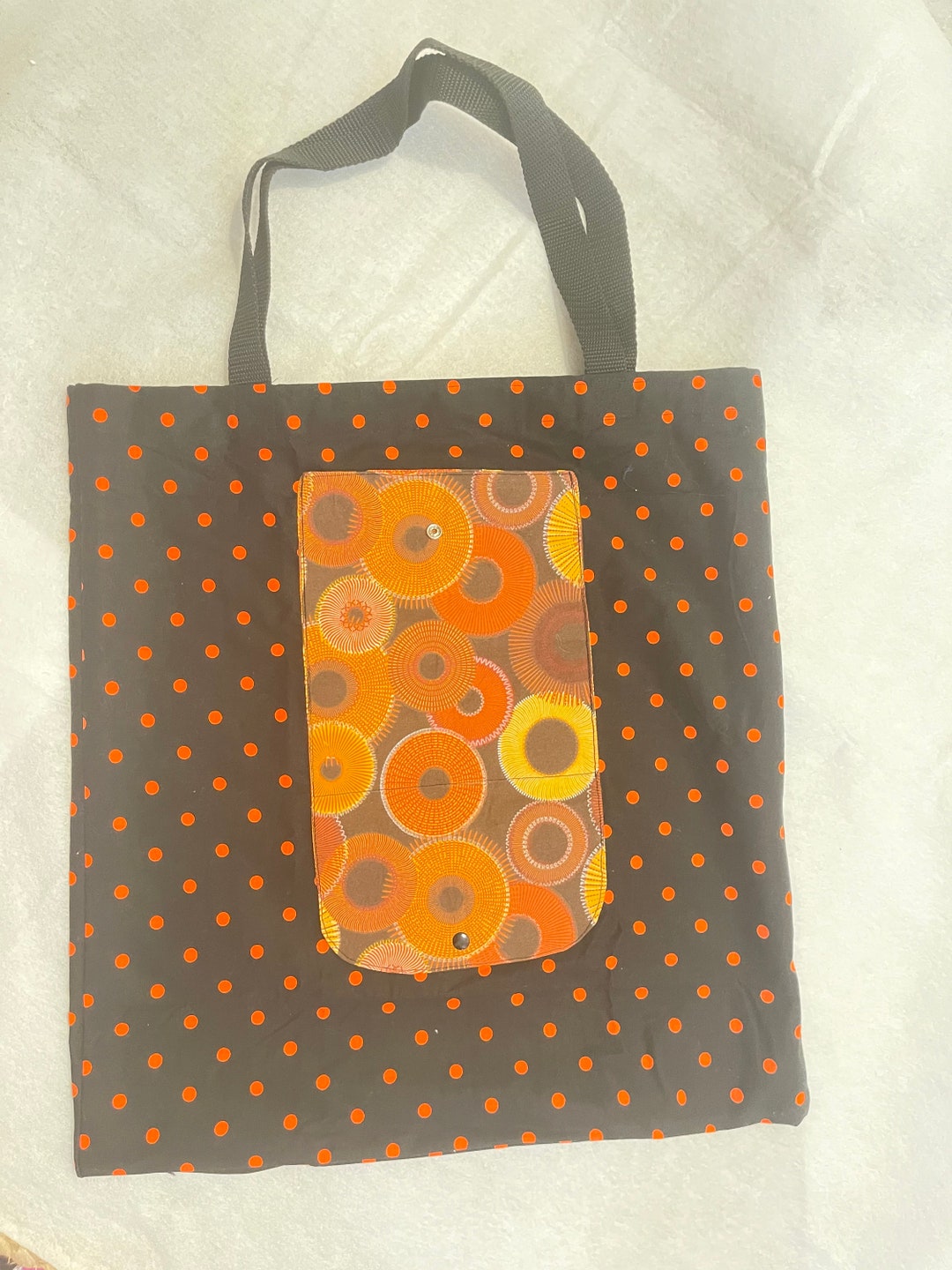 Foldable Re-usable Shopping Bag - Etsy