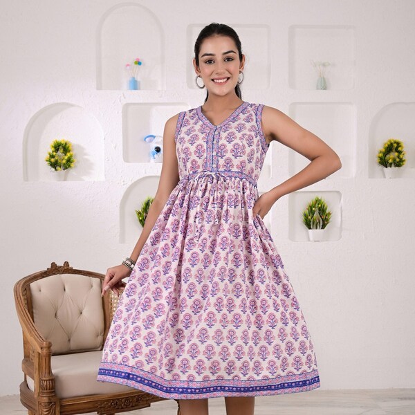 Sleeveless Indian Print Dresses - Etsy