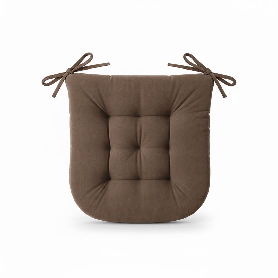 U-shape Chair Cushion: 100% Cotton Pad With Ties - Etsy Australia