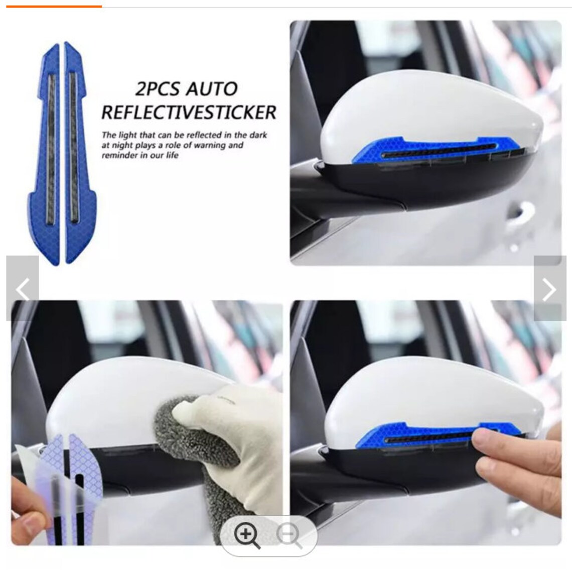 Side Mirror Reflector Side Mirror Bump Protector Colourful Side Mirror ...