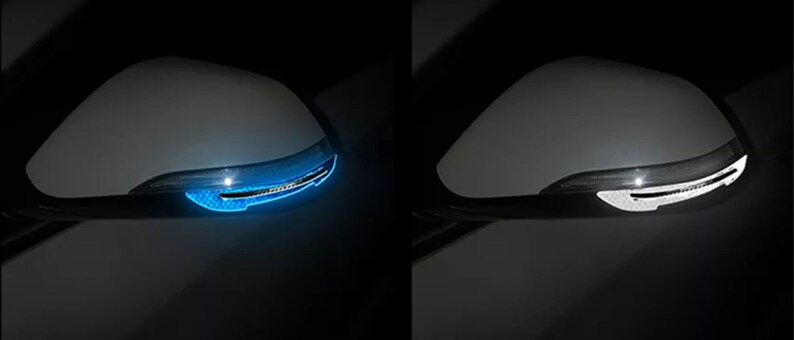 Side Mirror Reflector Side Mirror Bump Protector Colourful Side Mirror ...