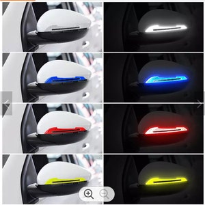 Side Mirror Reflector Side Mirror Bump Protector Colourful Side Mirror ...