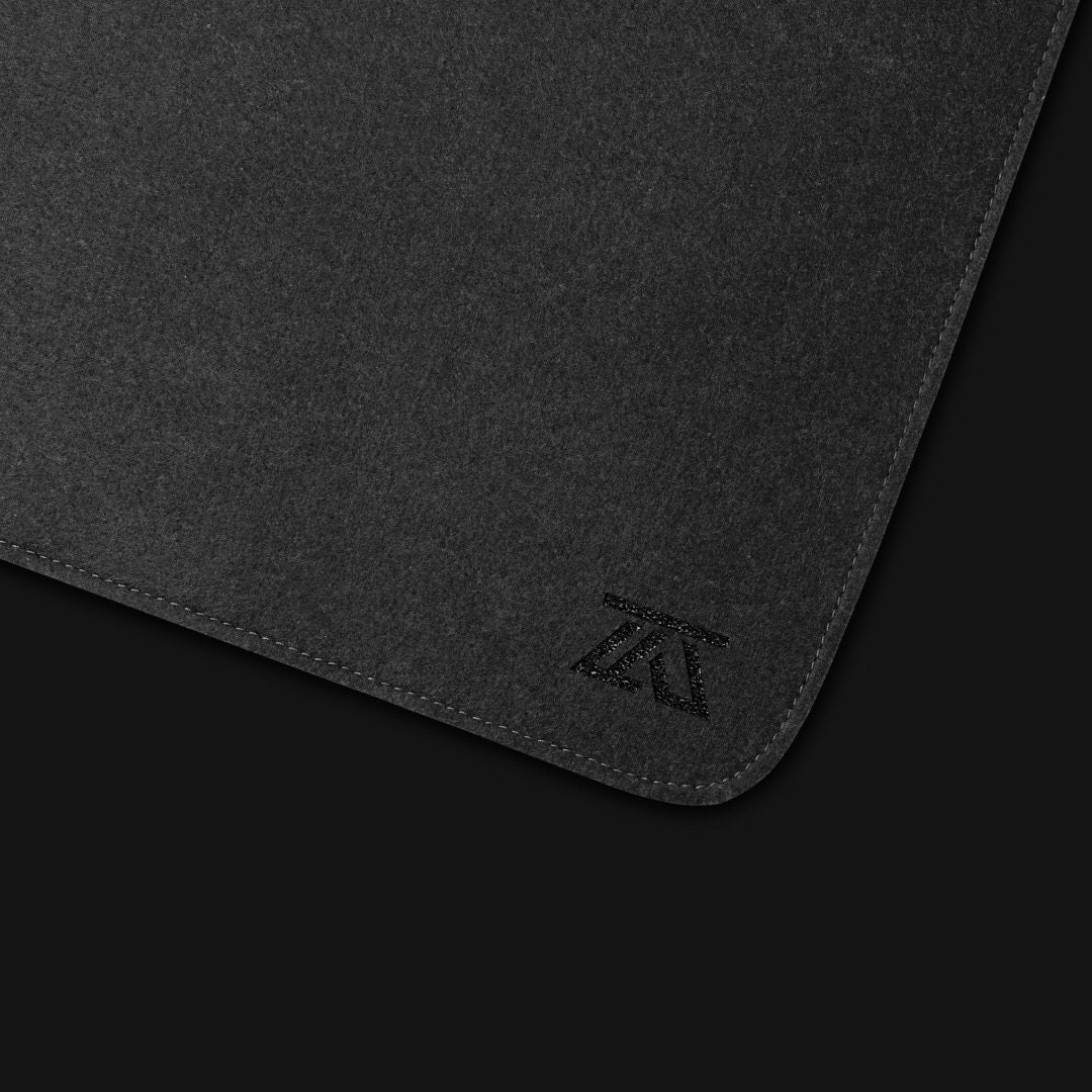 Handmade Stitched Premium Felt Desk Pad: Exquisite Minimalist Design - Etsy