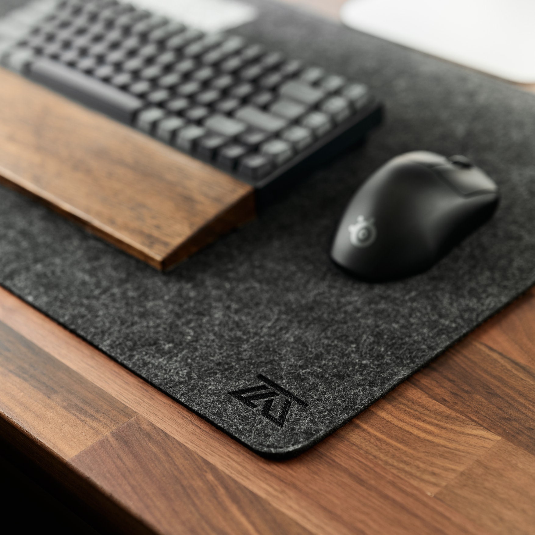 Handmade Stitched Premium Felt Desk Pad: Exquisite Minimalist - Etsy