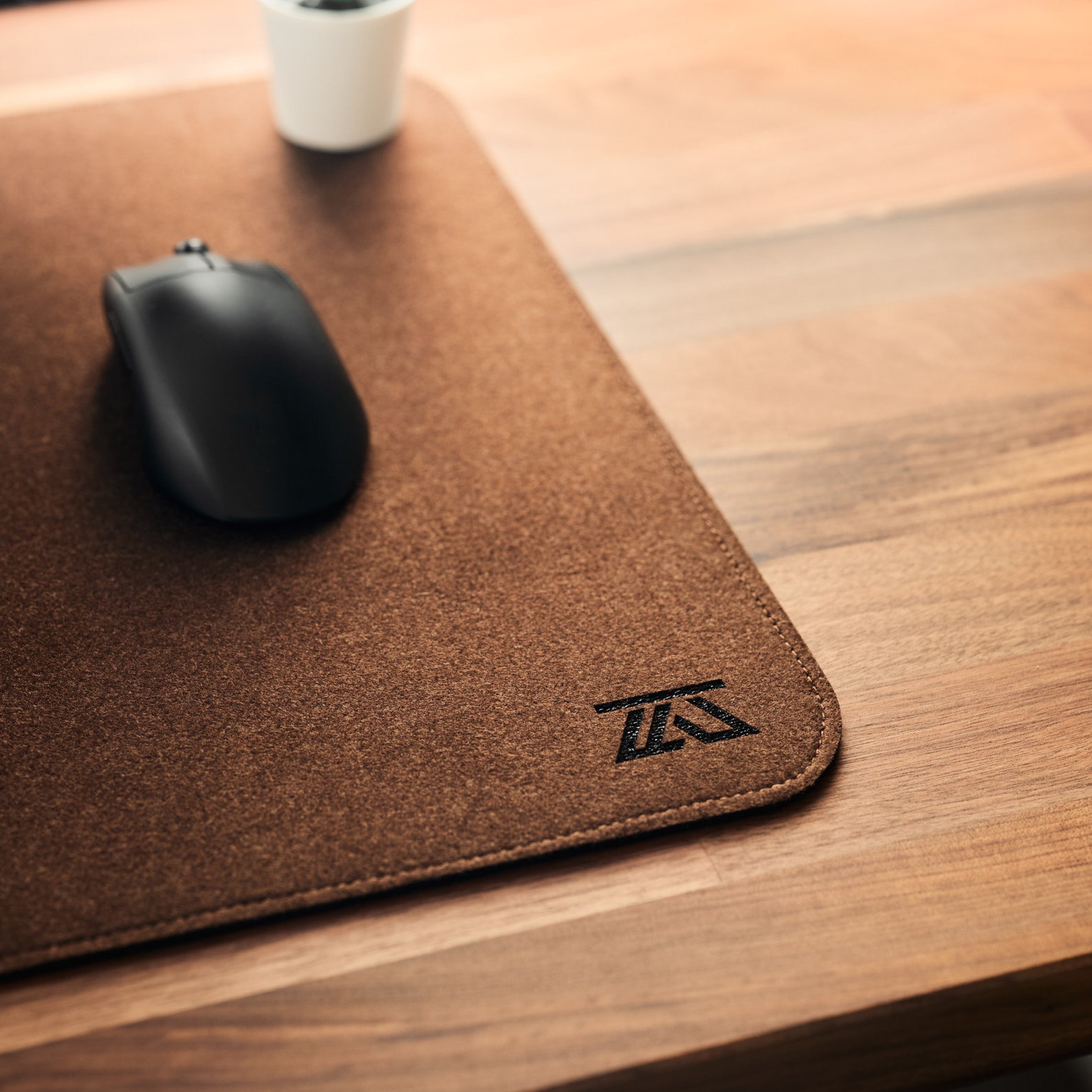 Handmade Stitched Premium Felt Desk Pad: Exquisite Minimalist Design - Etsy