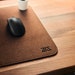 Handmade Stitched Premium Felt Desk Pad: Exquisite Minimalist Design - Etsy