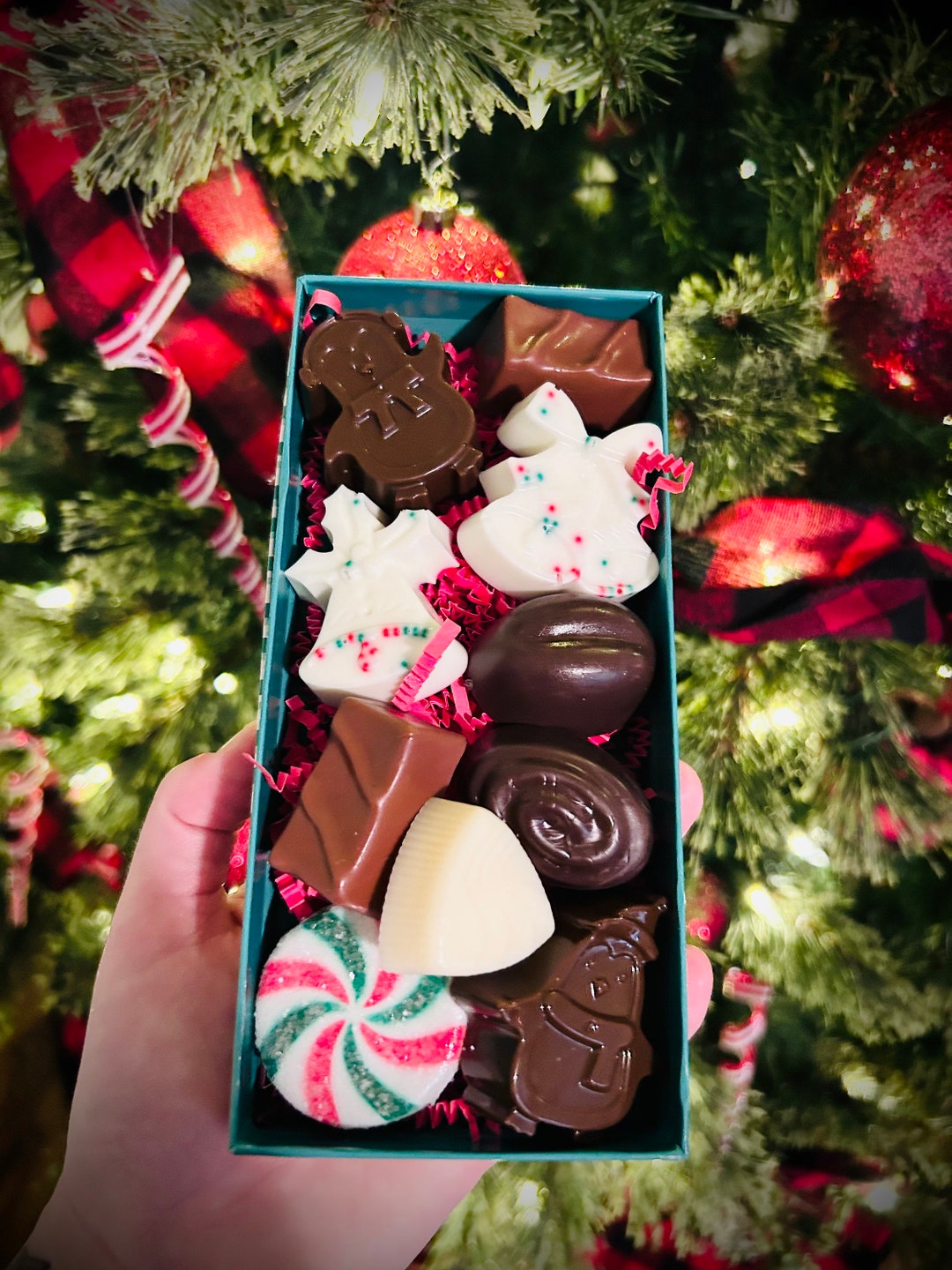 Holiday Box of Chocolates - Etsy