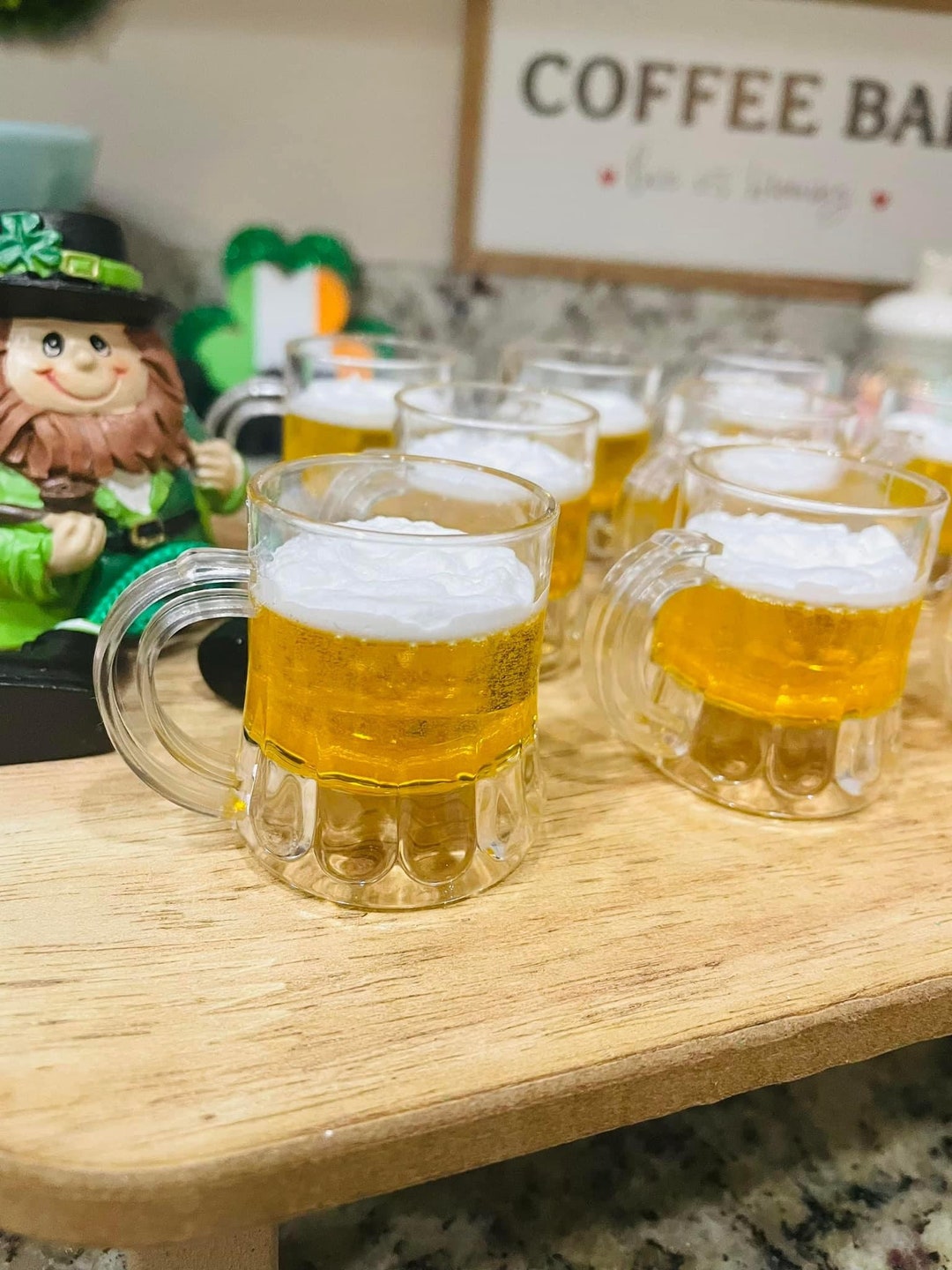 Mini Beers / Mini Green Beer/ St. Patricks Day Beers/ Faux Beer - Etsy