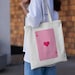 Ace Card Tote Bag Ace of Heart Print Cotton Tote Bag - Etsy