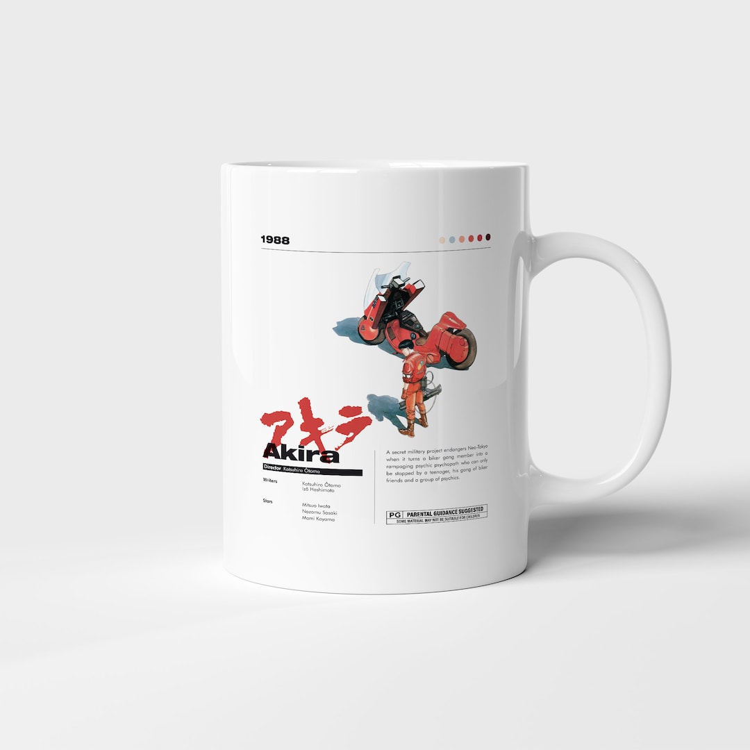 Akira Anime Movie Coffee Mug | Anime Mug | Art Mug | Art Gift | Tea Mug ...