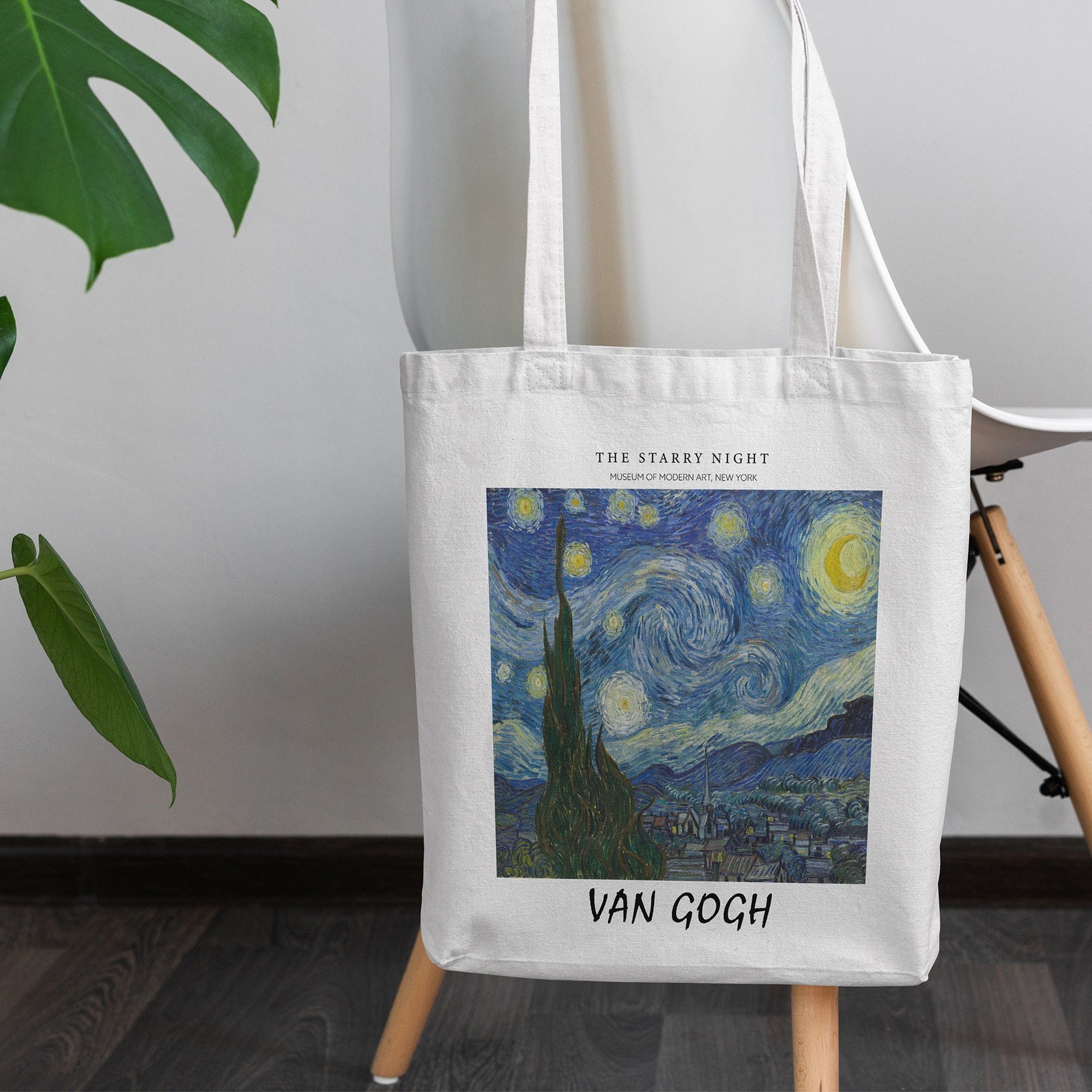 Van Gogh the Starry Night Tote Bag | Cotton Tote Bag | Canvas Tote Bag ...