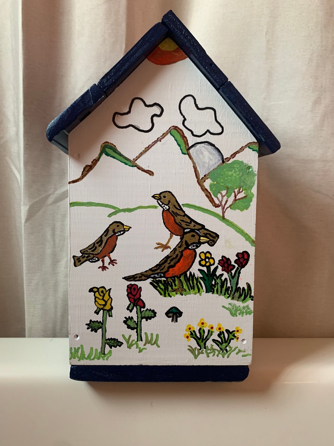 Three Little Birds Birdhouse - Etsy