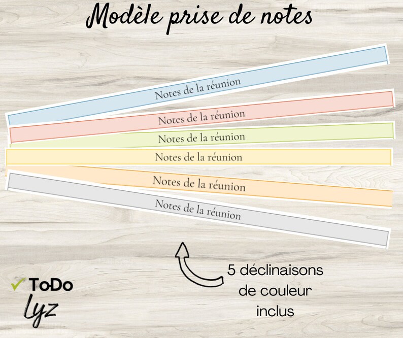 Fiche De Prise De Notes Efficace | Etsy