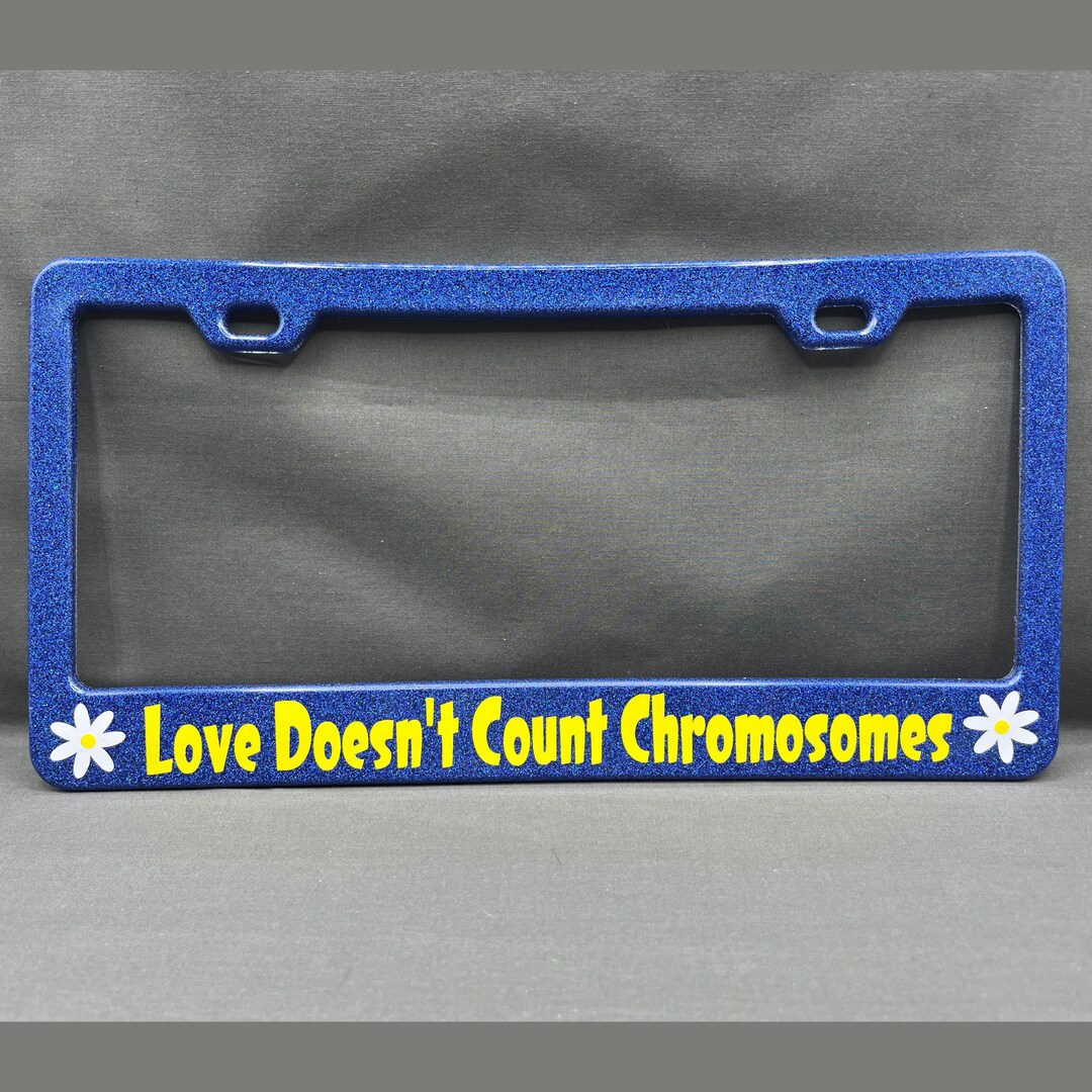 Down Syndrome Awareness License Plate Frame - Etsy