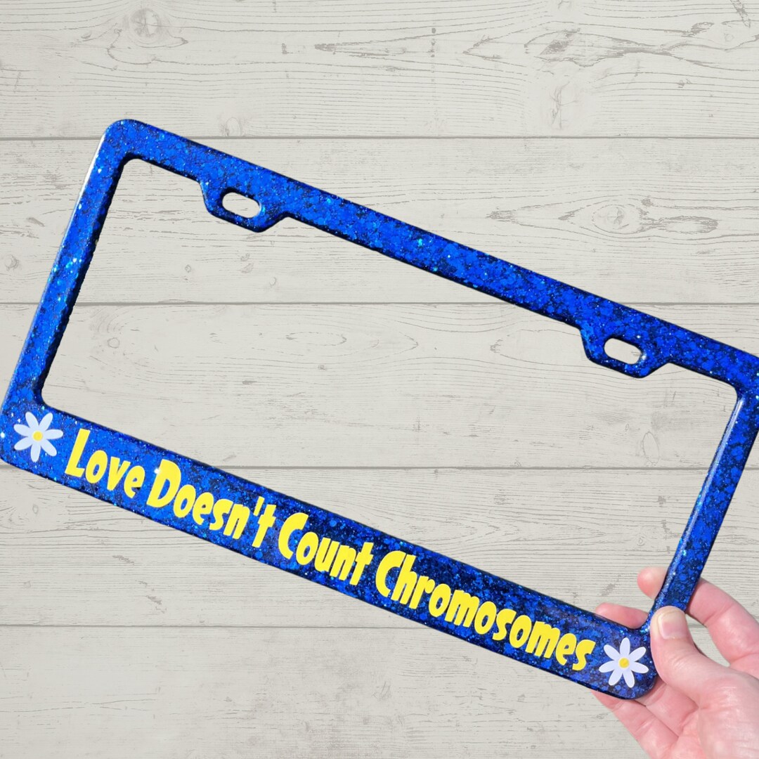 Down Syndrome Awareness License Plate Frame - Etsy
