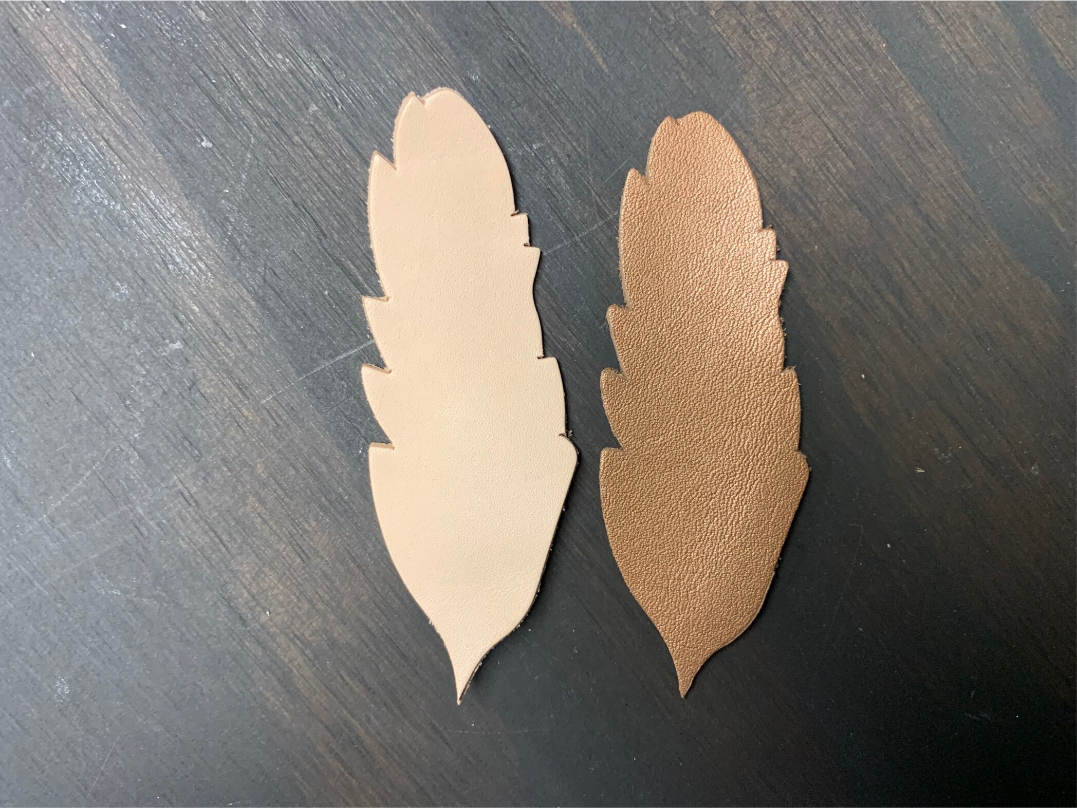 Feather Leather Shapes, Feather Leather Die Cuts, Feather Leather ...