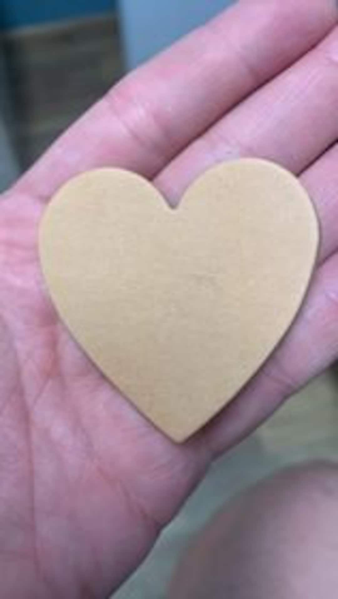 Heart Leather Shapes Heart Leather Die Cuts Heart Leather - Etsy