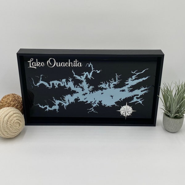 Custom Lake Map - Etsy