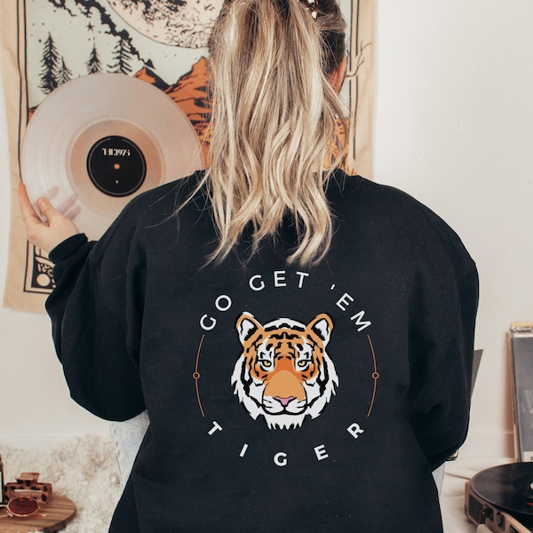 Tiger Sweatshirt - Etsy