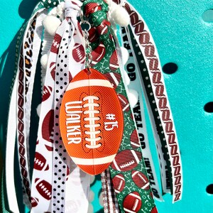 Football Bag Tassel, Sports Bag Charm, Football Bag Charm, Bag Tassel ...