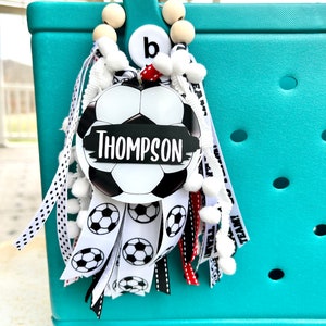 Soccer Bag Tassel, Sports Bag Charm, Soccer Bag Charm, Acrylic Bag ...