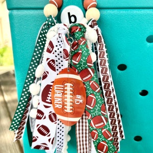 Football Bag Tassel, Sports Bag Charm, Football Bag Charm, Bag Tassel ...