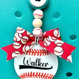 Baseball Bag Charm, Sports Bag Charm, Baseball Bag Accessory, Baseball ...