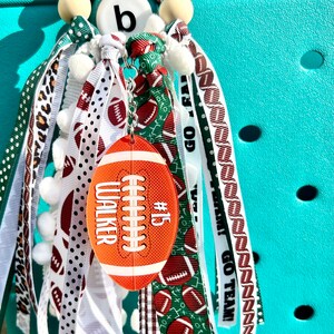 Football Bag Tassel, Sports Bag Charm, Football Bag Charm, Bag Tassel ...