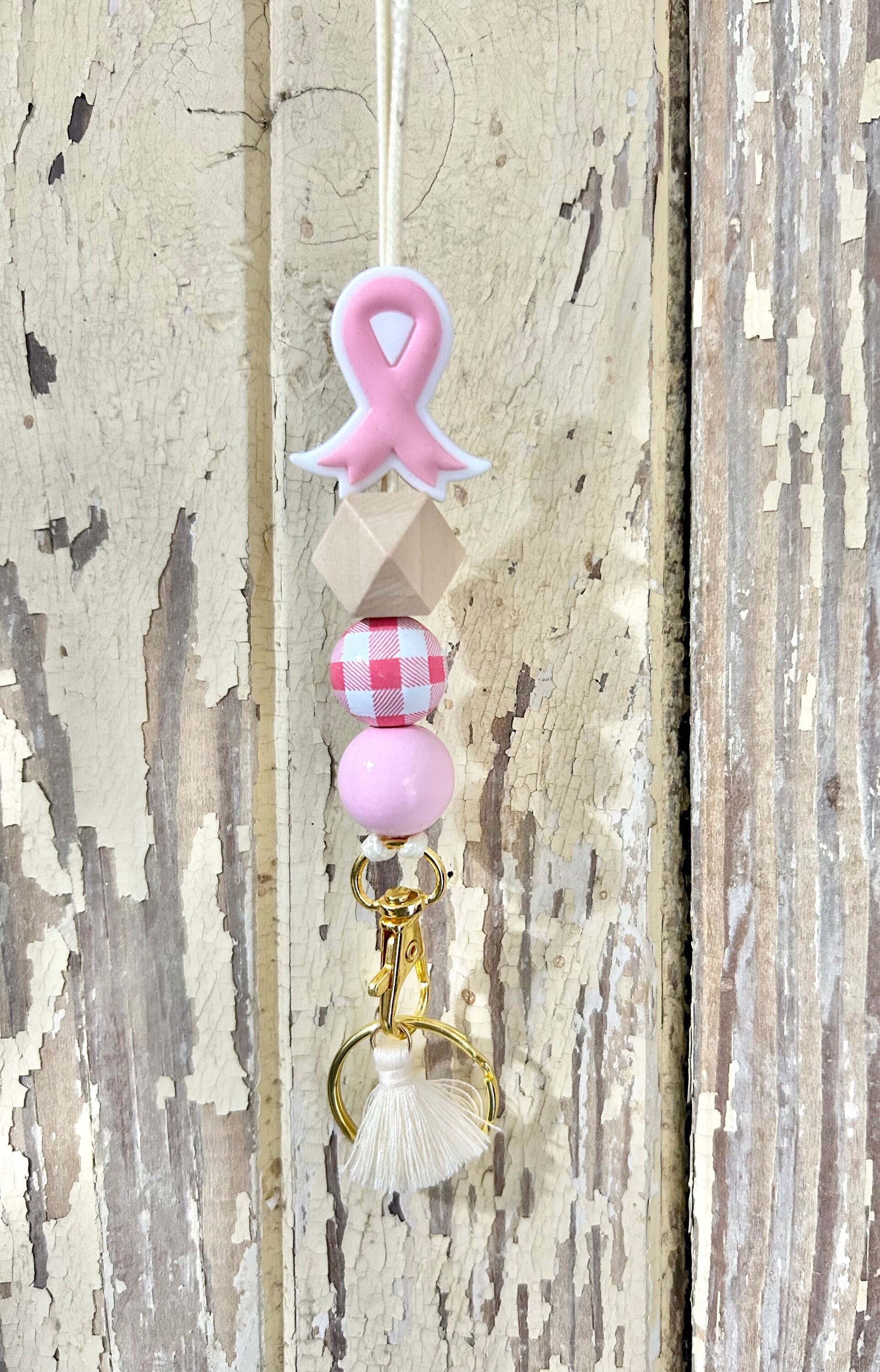 Breast Cancer Lanyard Breast Cancer Key Chain Nurse Lanyard - Etsy